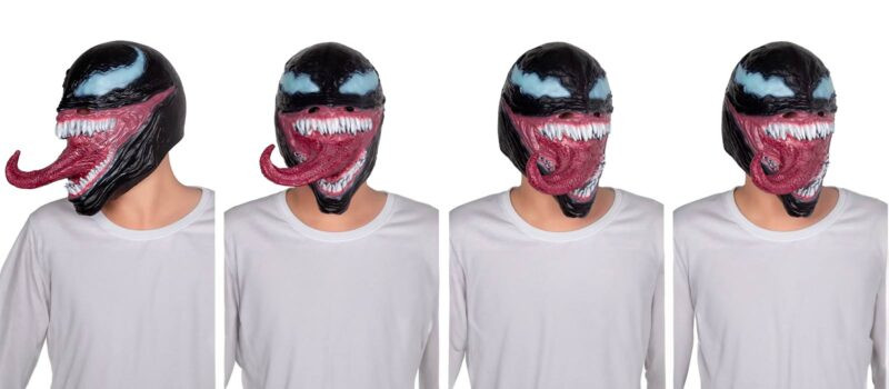 Máscara Venom Lengua Extrema Cosplay para Halloween Cosplay GENERICO ...